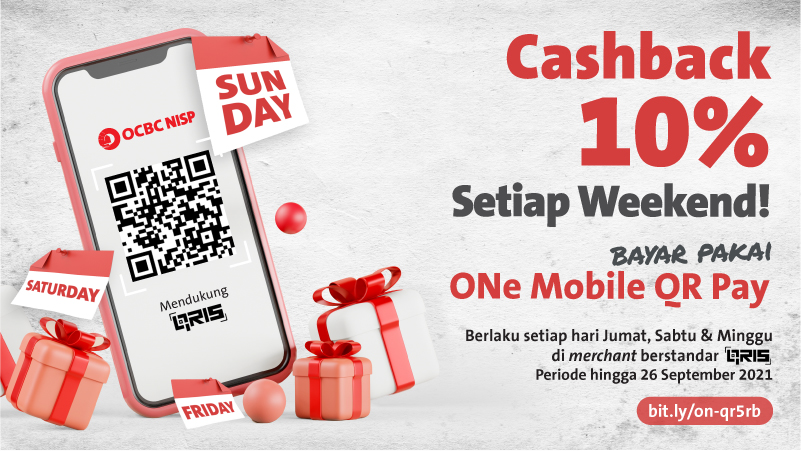 Promo | Cashback Rp 5 Ribu with ONe Mobile QR Pay