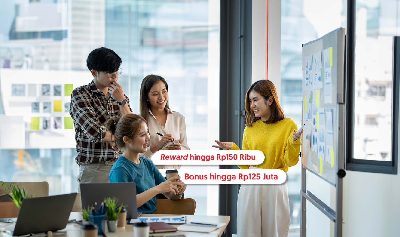 Benefits for you and your community, up to IDR 150K and interest bonus ...